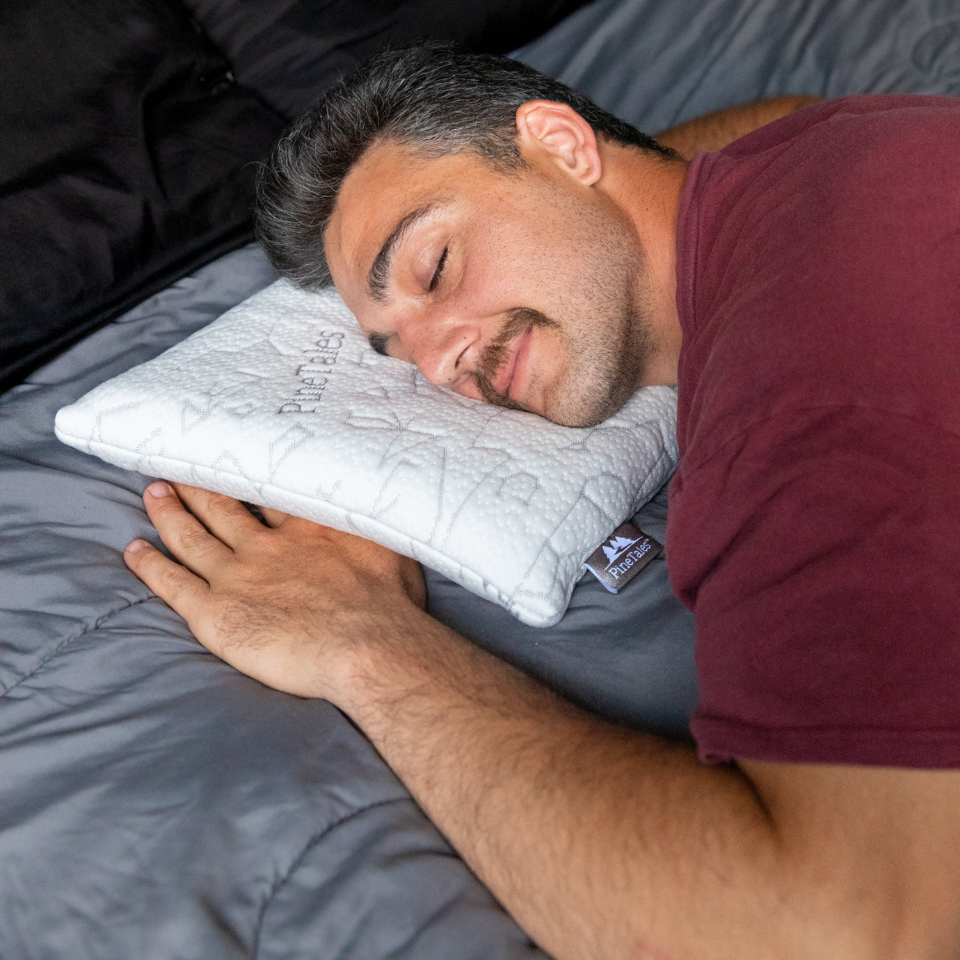 Stomach Sleeper Pillow for Belly & Tummy Sleepers • PineTales